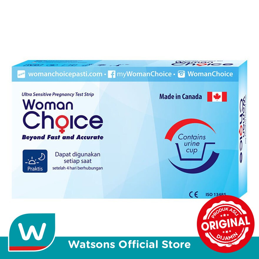 Jual Woman Choice Pregnancy Test Strip + Wadah | Shopee Indonesia
