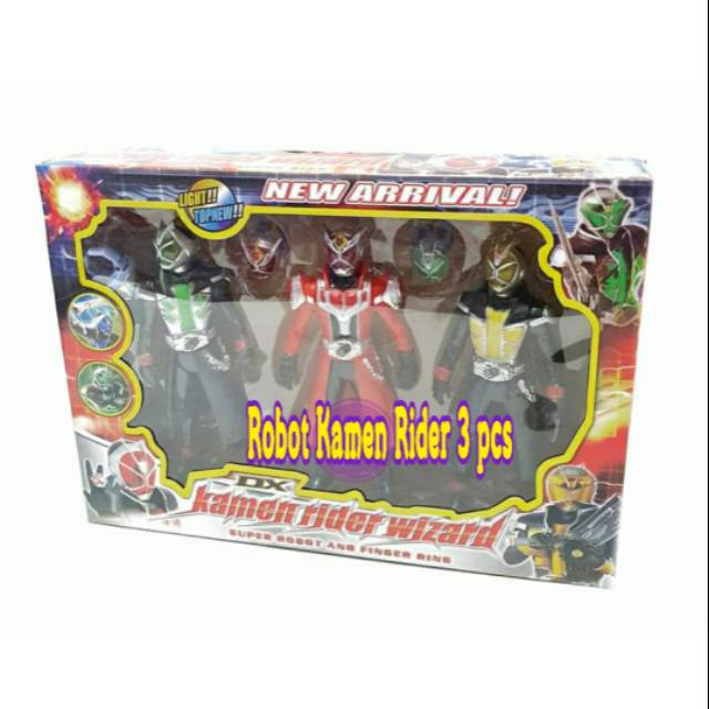 Jual Mainan Robot Kamen Rider isi 3 pcs | Shopee Indonesia