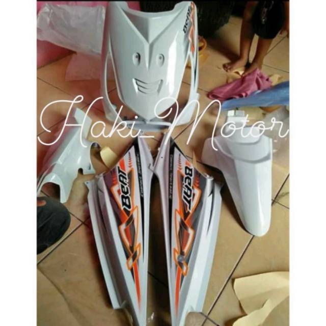 Jual FULL BODY ALUS HONDA BEAT KARBU PUTIH | Shopee Indonesia