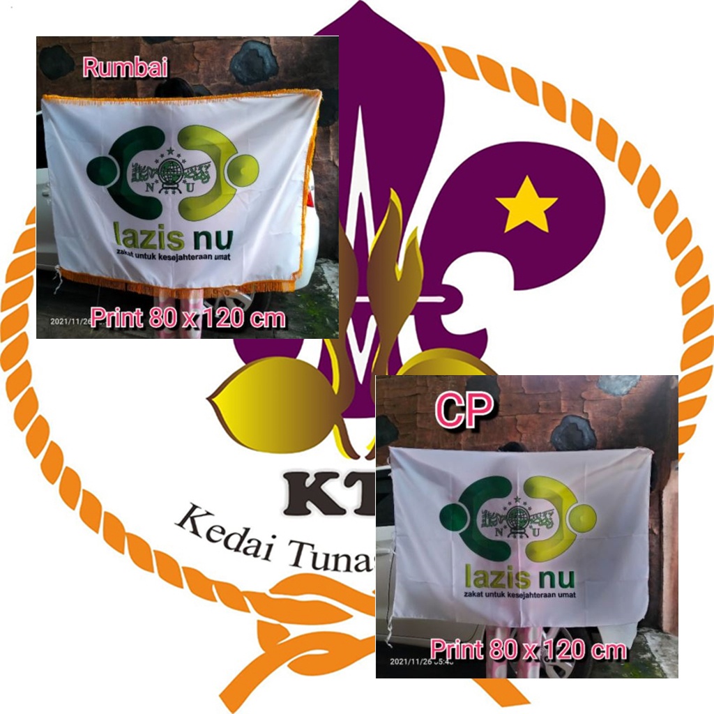 Jual Bendera LAZIZNU Lembaga Amil Zakat Infak dan Sedekah Nahdlatul ...