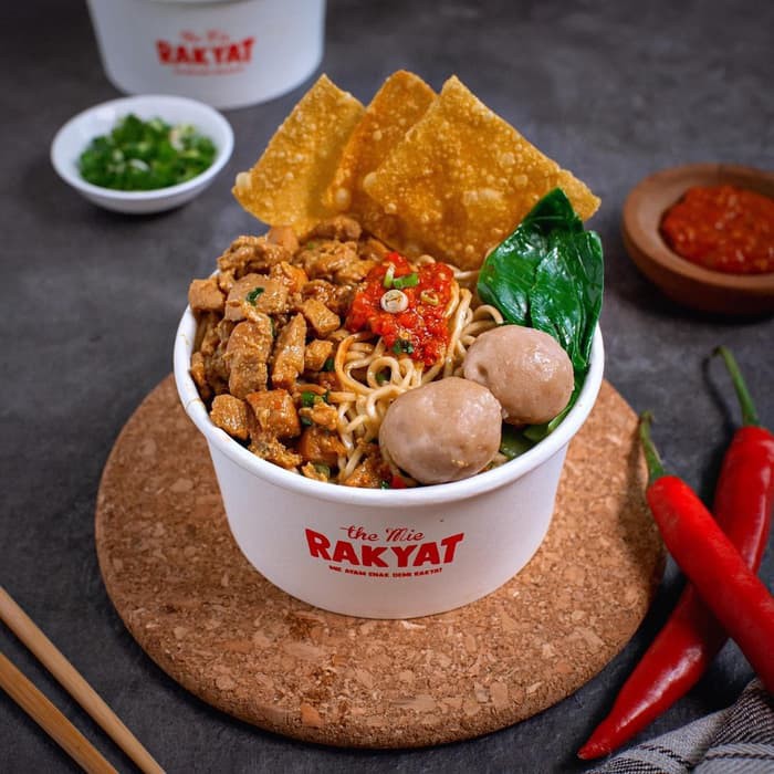 Jual The mie rakyat / mie ayam frozen halal | Shopee Indonesia