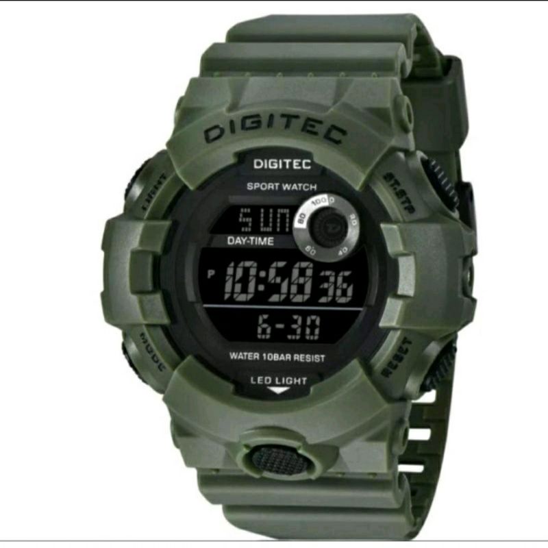 Jual jam tangan DIGITEC ORIGINAL DG-5112T digital watch ( Hijau ...