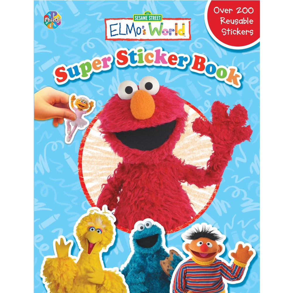 Jual Super Sticker Book Sesame Street / Elmo - buku aktivitas stiker ...