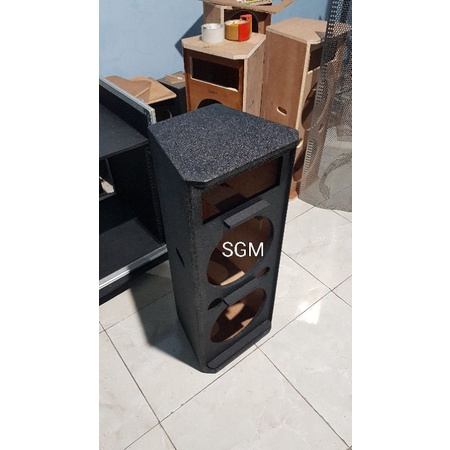 Jual Box speaker sr 10 in double box sidefil 10" double lubang horn ...