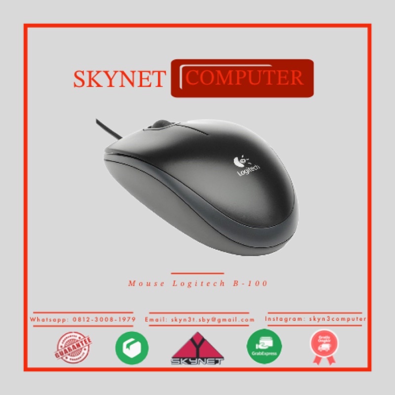 Jual Mouse Logitech B-100 | Shopee Indonesia