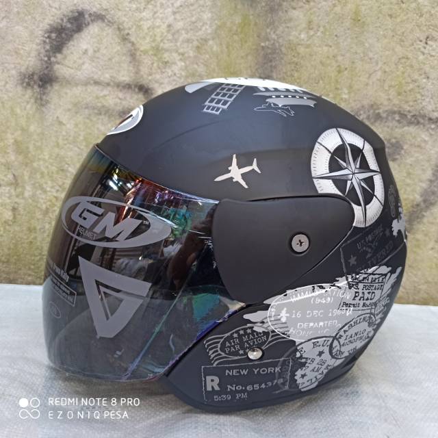 Jual HELM GM EVO TRAVEL Black Doff / ASCA STRIKE EVO ORIGINAL | Shopee ...