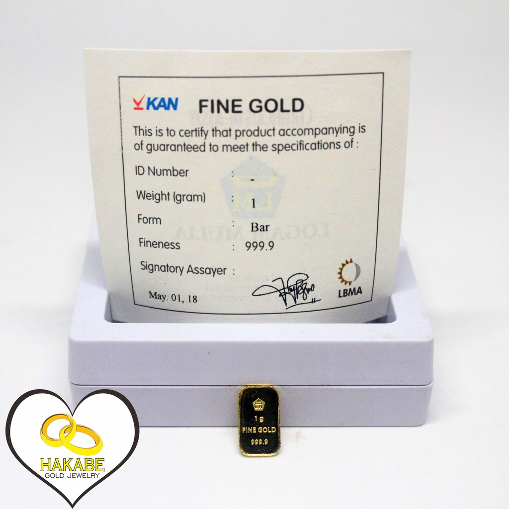 Jual Emas Batangan ANTAM RETRO Logam Mulia LM 24K Gold Bar Gold Fine ...