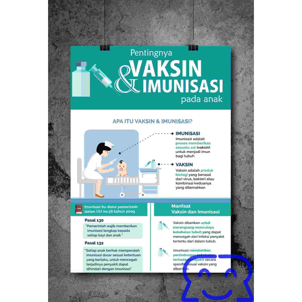 Jual Poster Pentingnya Imunisasi Ukuran A2 | Shopee Indonesia
