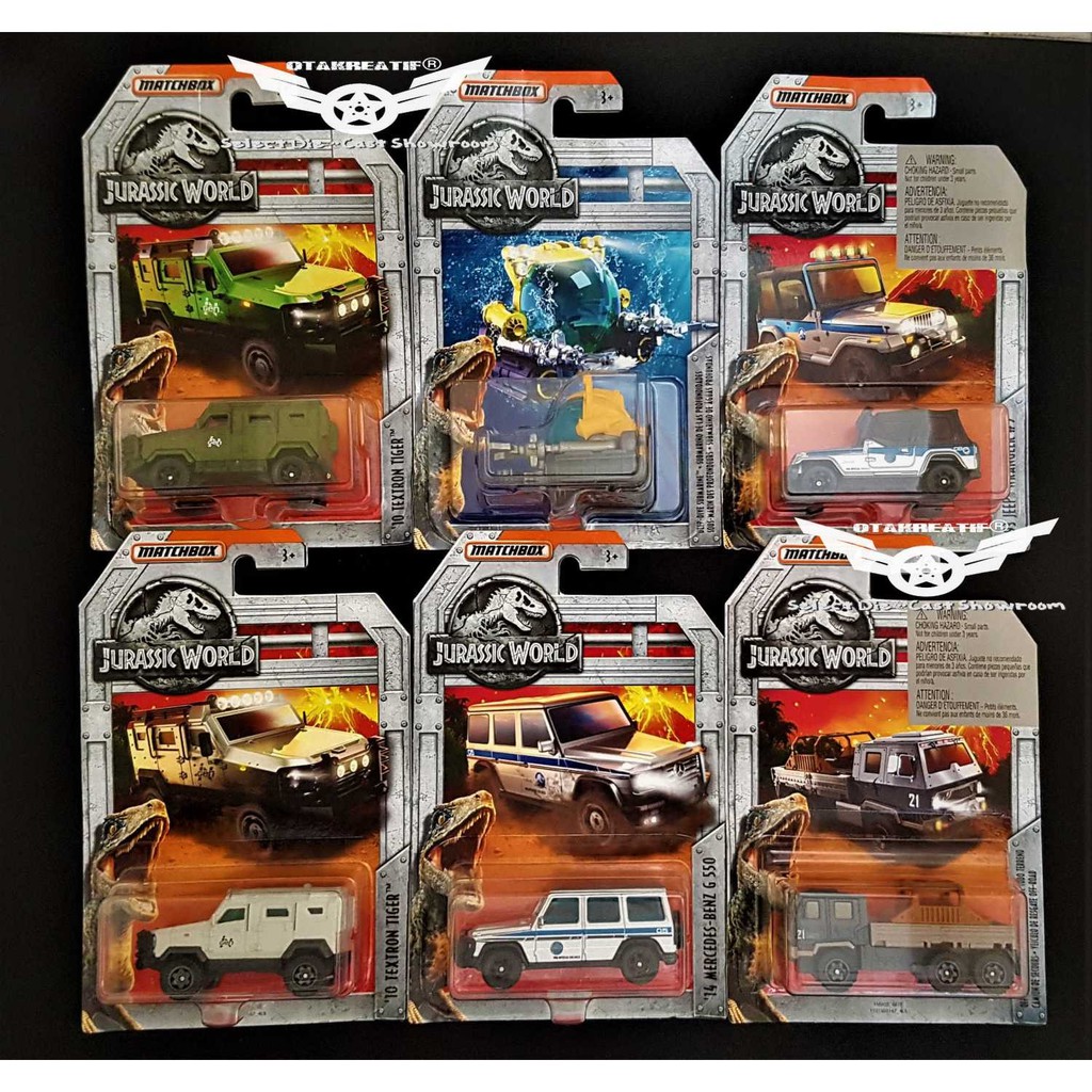 Jual Matchbox Jurassic World Set 5 Mobil | Shopee Indonesia