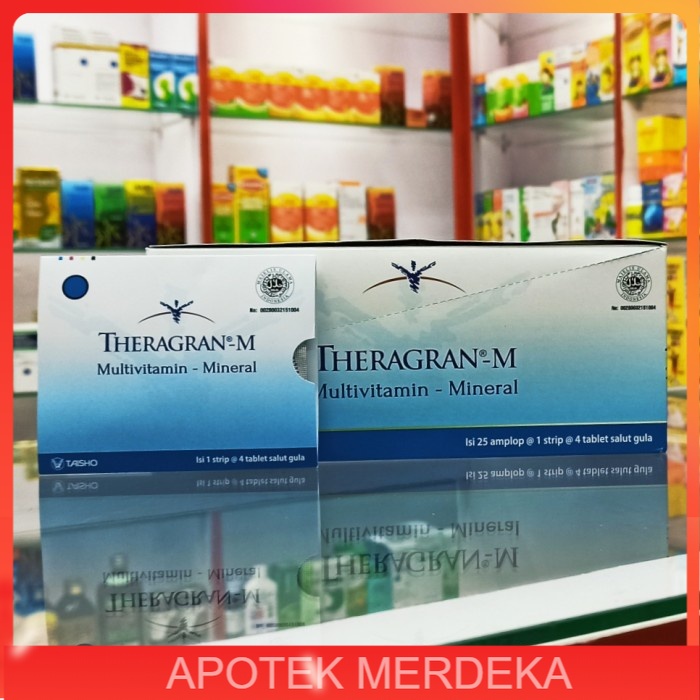 Jual theragran m multivitamin strip 4 tablet | Shopee Indonesia