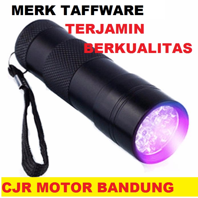 Jual TAFFWARE LED Senter UV Lampu Mini Sinar UV money detector deteksi ...