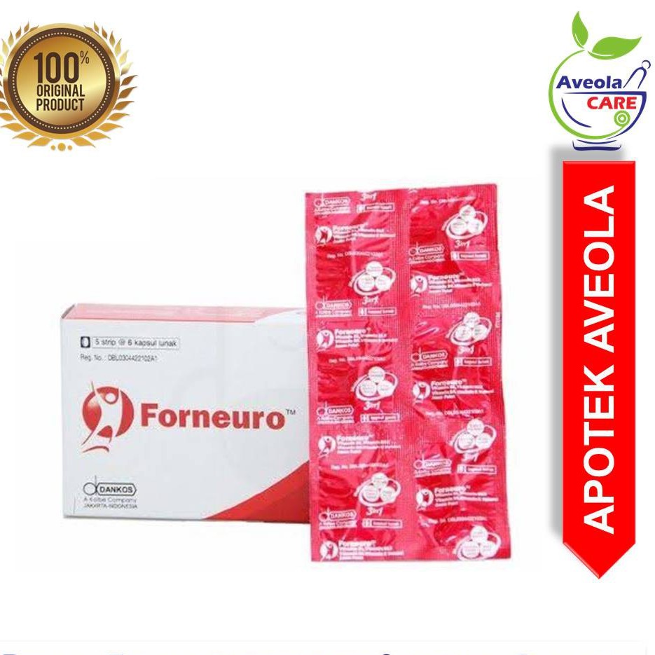 Jual Forneuro Suplemen Multivitamin Strip isi 6 kapsul - Produk ...
