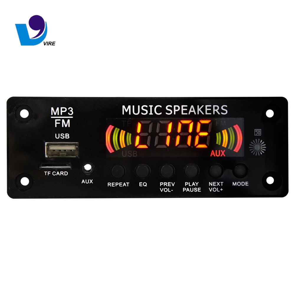 Jual Mp3 modul BT 12V, dengan Bluetooth, splash screen, mendukung kartu ...