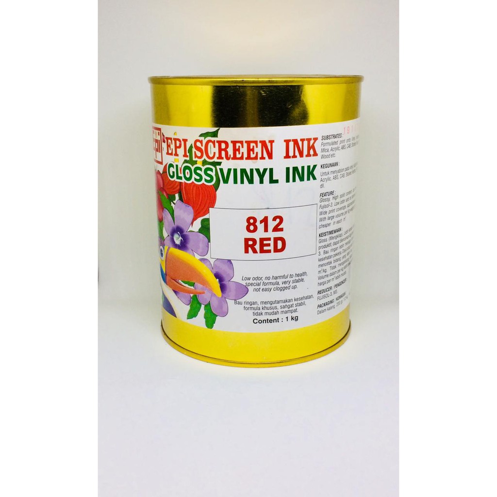 Jual CAT EPI RED 1 Kg/ EPI SCREEN INK | Shopee Indonesia