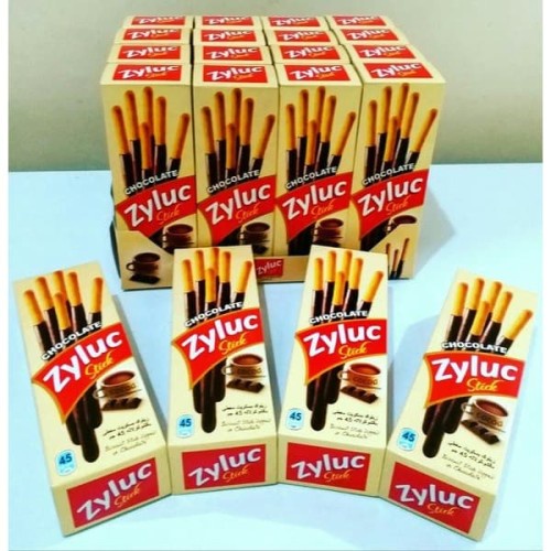 Jual [HALAL] Zyluc Cholotae Stick 45gr box dan Plastik Ziluk Pocky Stik ...