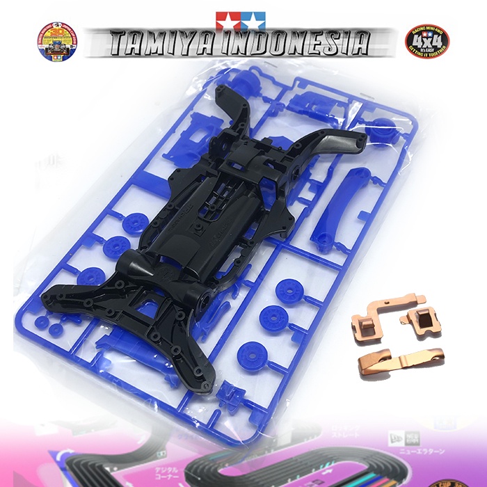 Jual Tamiya Chassis AR Black + Gearbox Blue Loose Kit + Terminal ...
