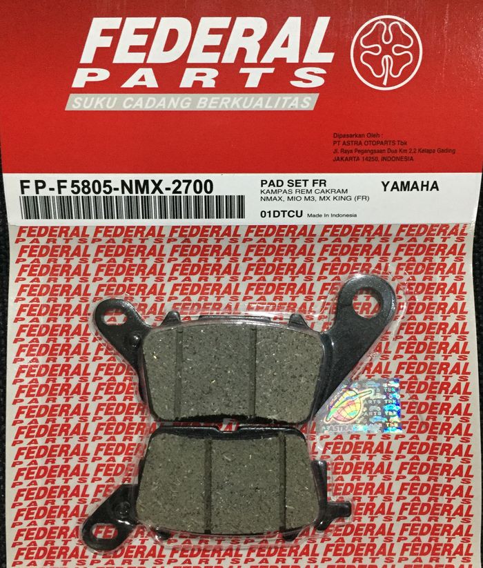 Jual Kampas Rem Depan FEDERAL NMX Aerox Lexi FIno NMax Mio M3 S Z MX ...