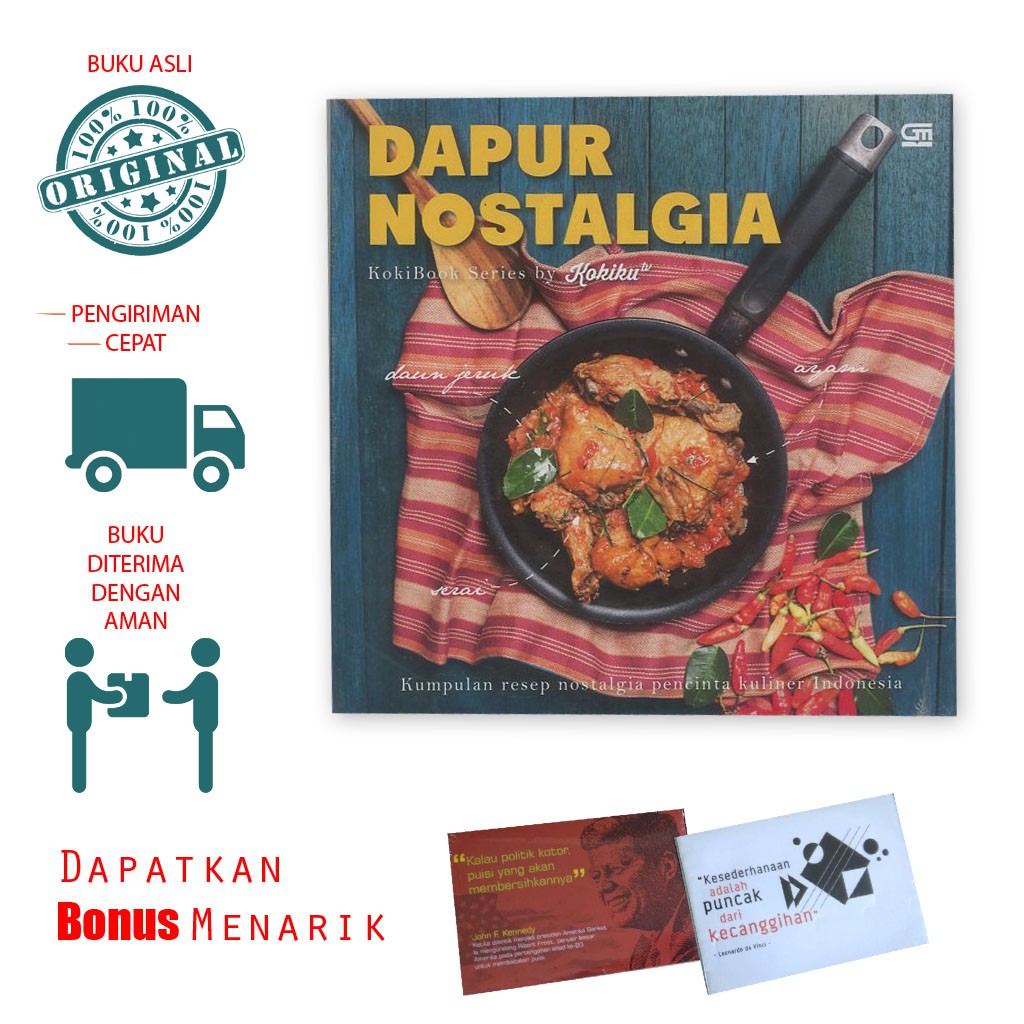 Jual Buku Resep DAPUR NOSTALGIA - KokiBook Series by Kokiku tv | Shopee Indonesia