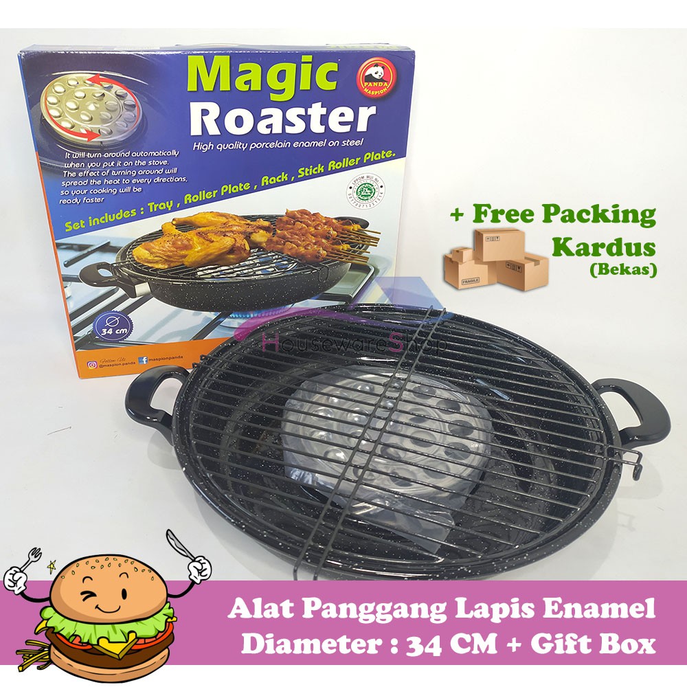 Jual Panggangan Daging Sate Magic Roaster Maxim Maspion 34 CM - NVP ...