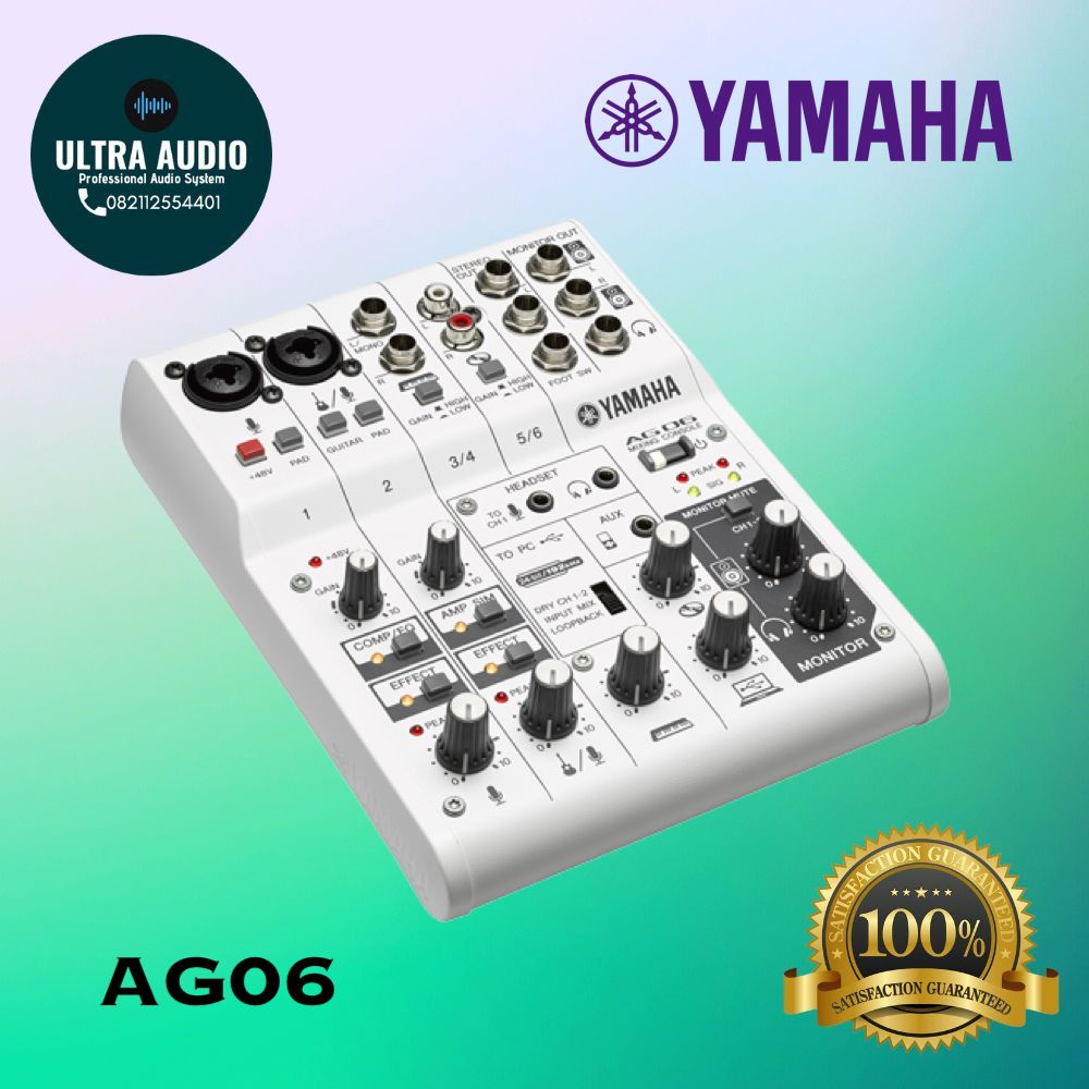 Jual Yamaha AG06 / AG-06 / AG 06 Mixer with USB Audio Interface ...