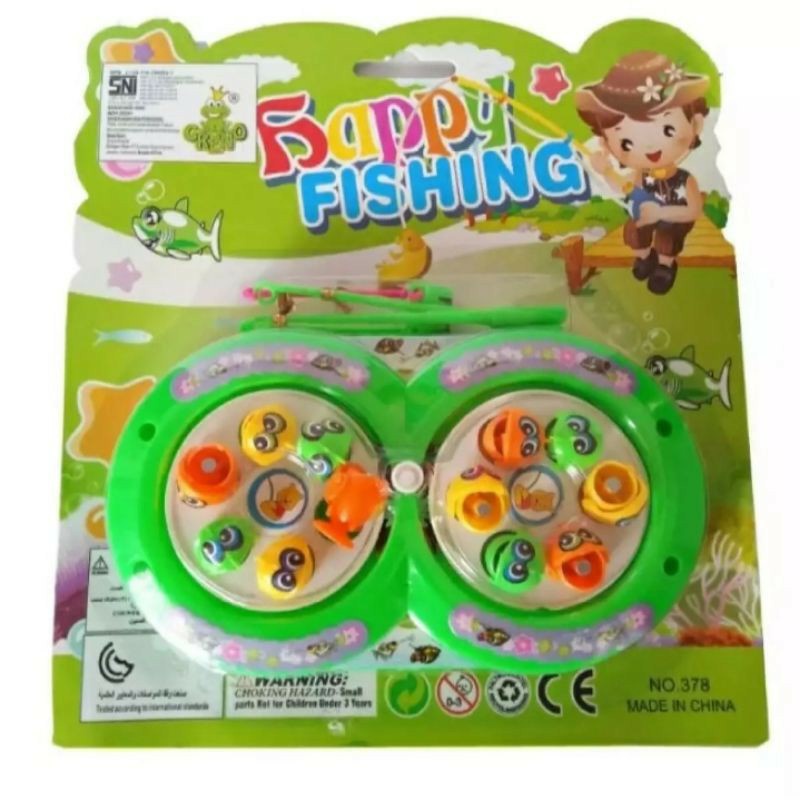 Jual J0358 MAINAN ANAK PANCINGAN IKAN 2 KOLAM MAINAN FISHING GAME ...