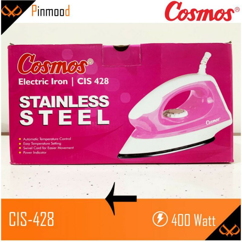 Jual COSMOS SETRIKA LISTRIK CIS-428 DRY IRON ANTI LENGKET GARANSI RESMI ...