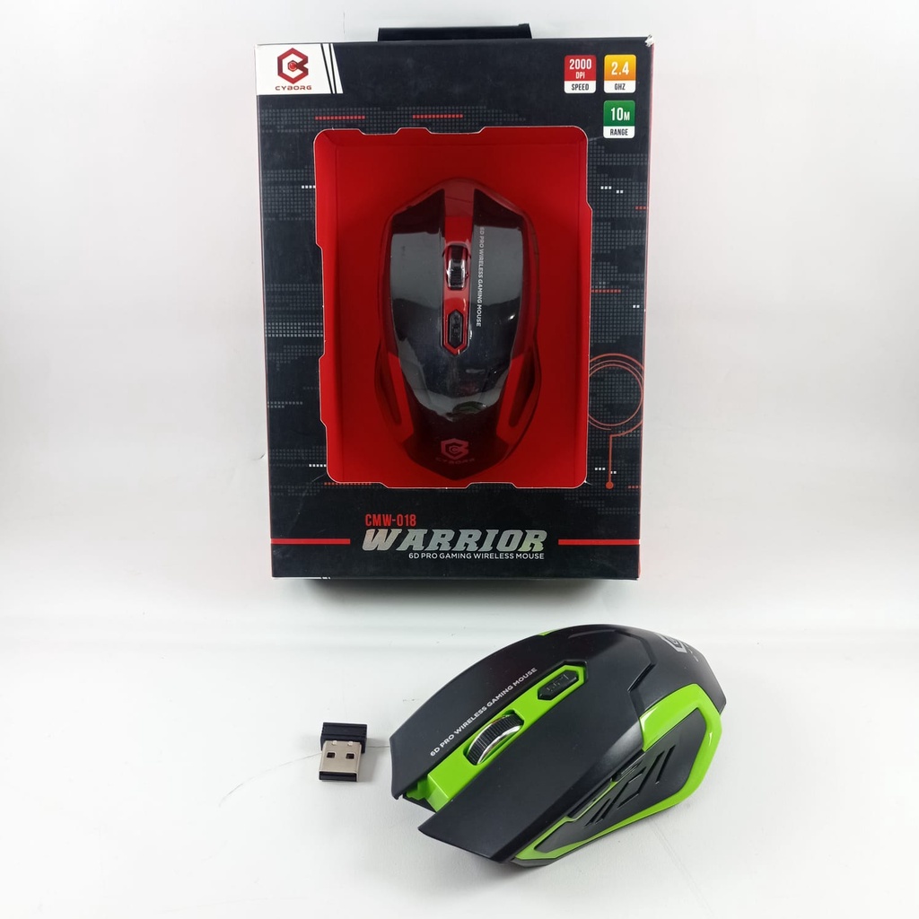 Jual MOUSE 4D WIRELESS GAMING CYBORG CMW 018 (WARRIOR) | Shopee Indonesia