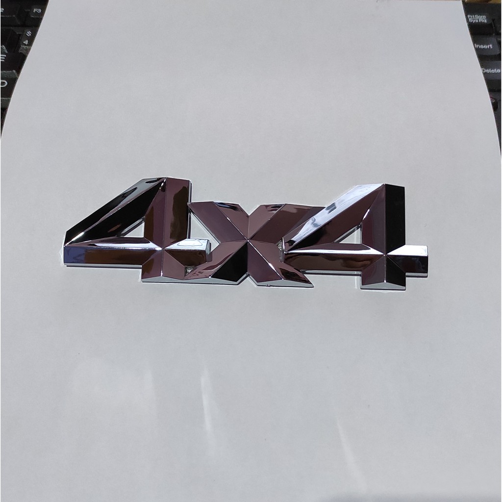 Jual Emblem Mobil 4x4 Logo mobil 4x4 Chrome Tebal | Shopee Indonesia