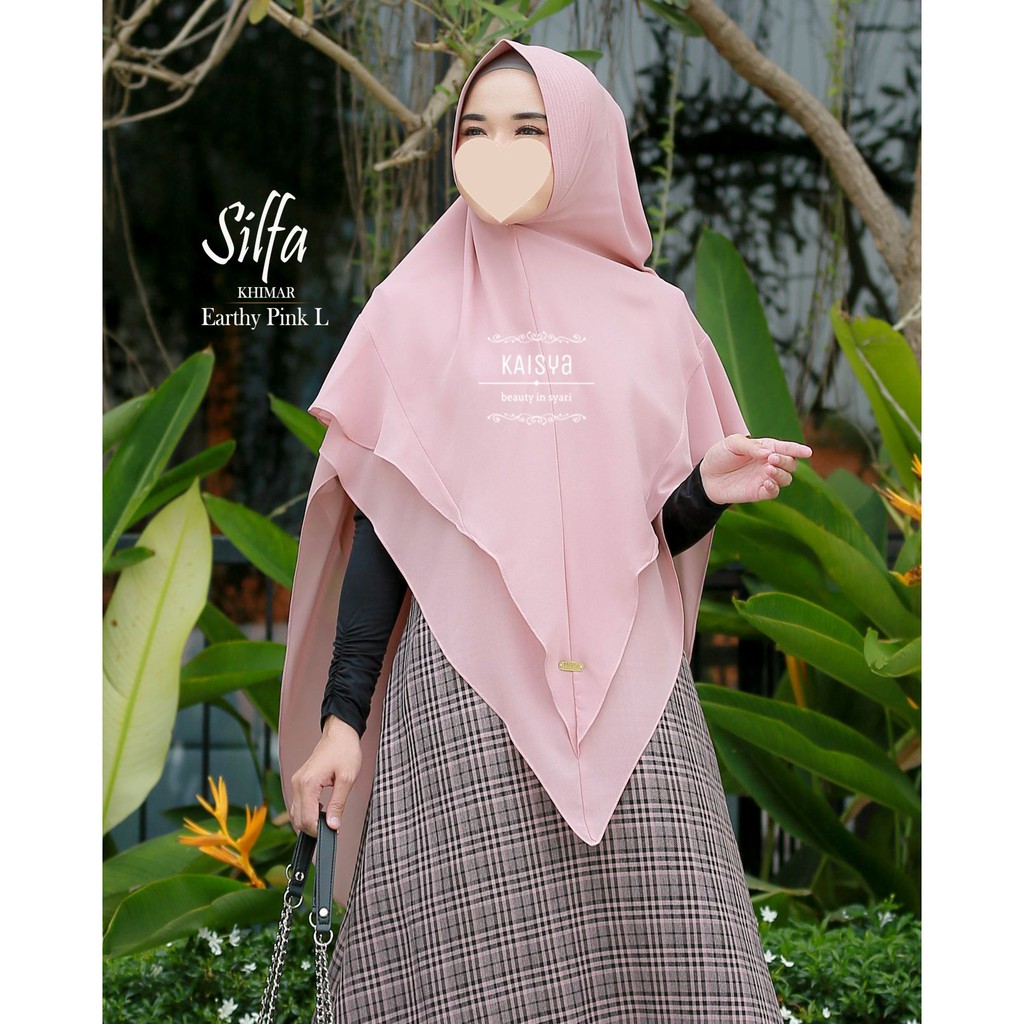 Jual KAISYA-SILFA KHIMAR NON SWARO/KHIMAR CERUTY 2 LAYER/KHIMAR POLOS ...