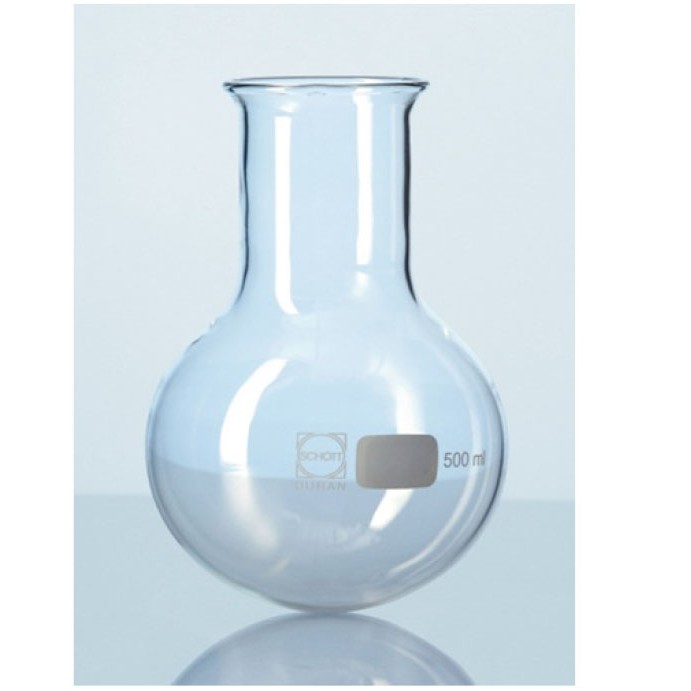 Jual BOILING FLASK 500mL Wide Neck Round Bottom Borosilicate Glass ...