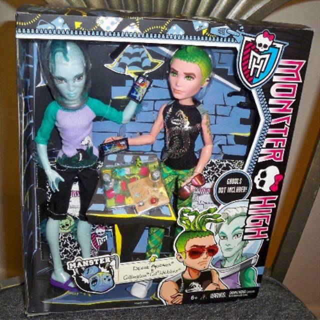 Jual Monster High Deuce Gorgon & Gillington "Gill" Webber | Shopee ...