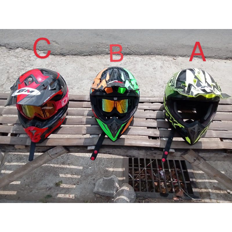 Jual Helm jpx gm snail cross | Shopee Indonesia