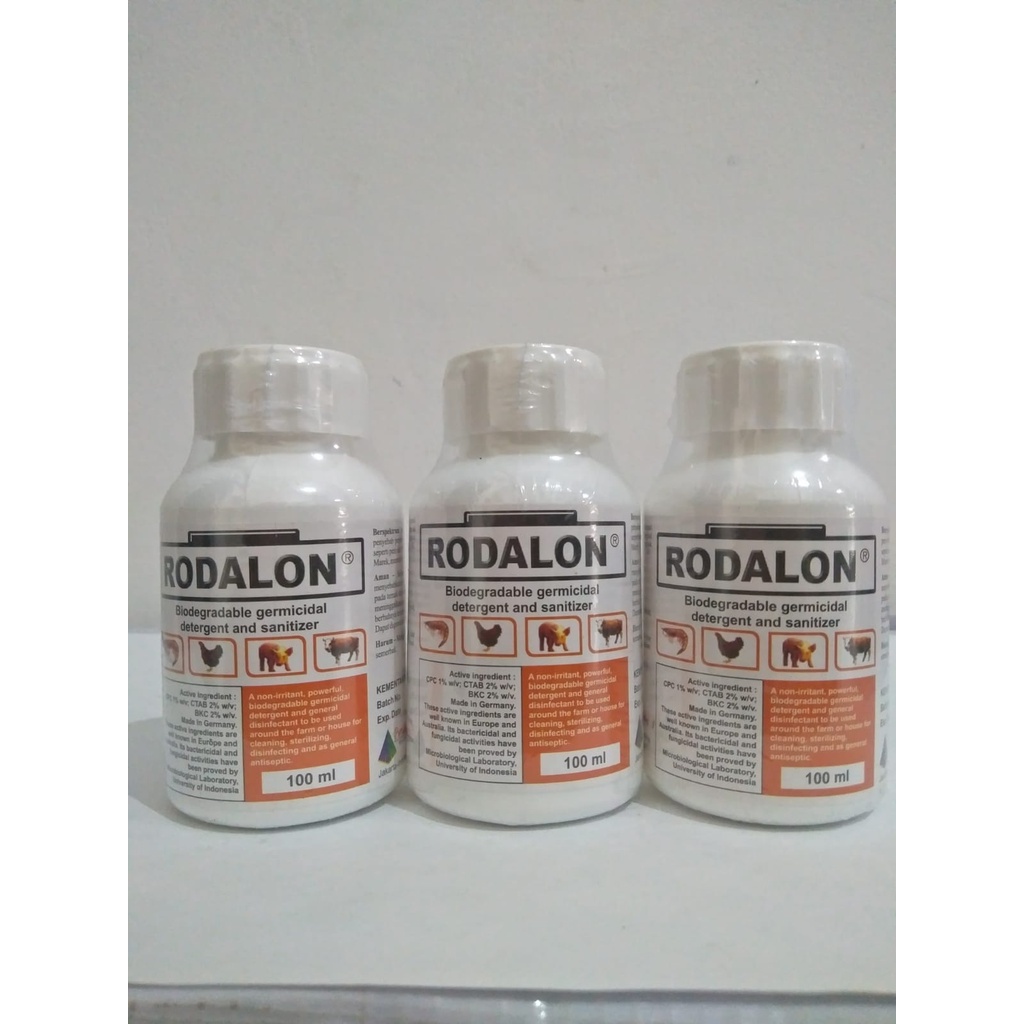 Jual RODALON 100 ML Disinfektan kandang hewan antiseptik cairan ...