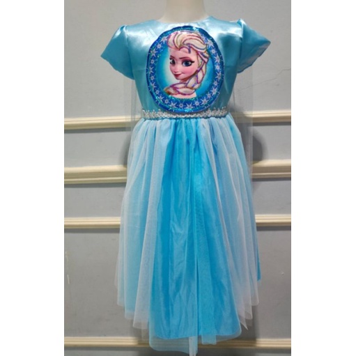 Jual Gaun frozen anak, Dress Frozen anak, Baju pesta anak Frozen, Gaun ...