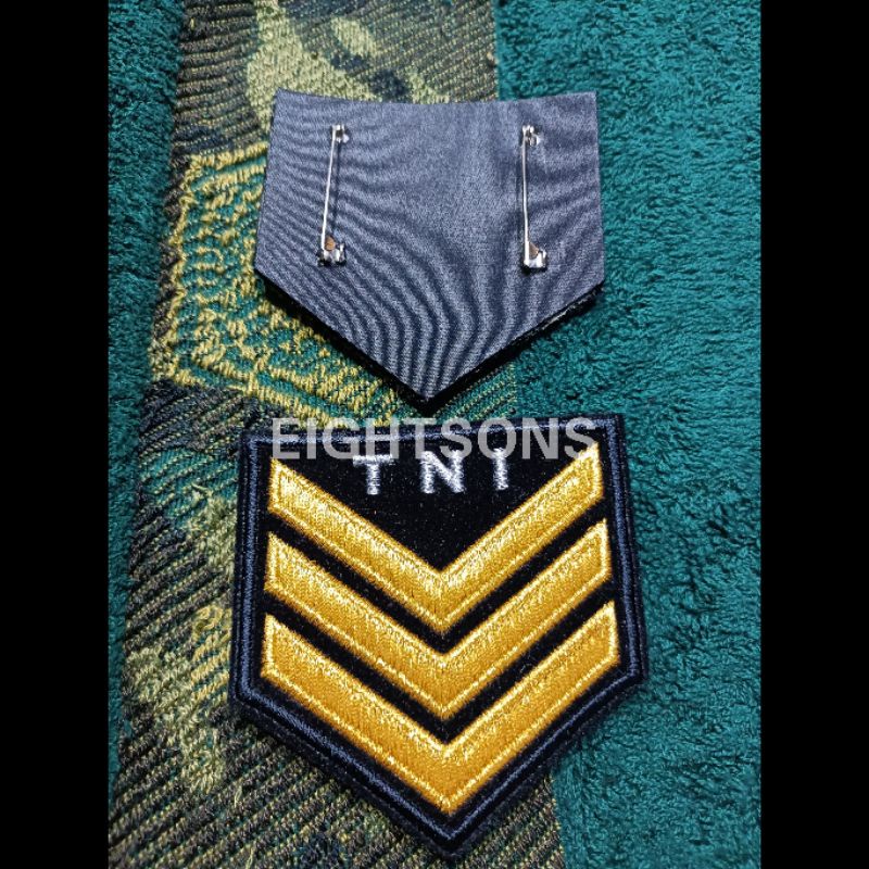 Jual Pangkat PDU Upacara TNI AD Tentara Prada Pratu Praka Kopda Koptu ...