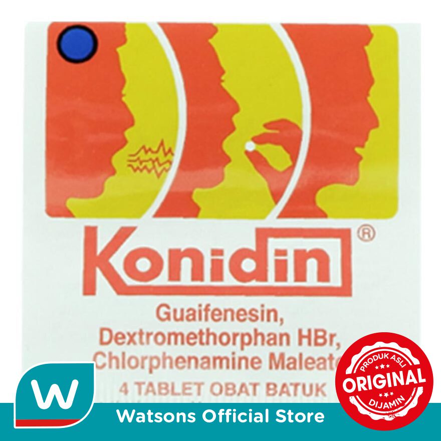 Jual Konidin Tablet 4's (Strip) | Shopee Indonesia