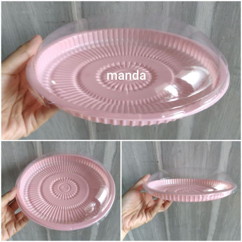Jual Mika imlek mika bulat mika pink mika hantaran kue | Shopee Indonesia