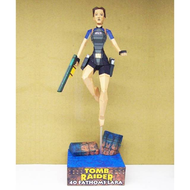 Jual Tomb Raider II Fathoms Lara vignette papercraft | Shopee Indonesia
