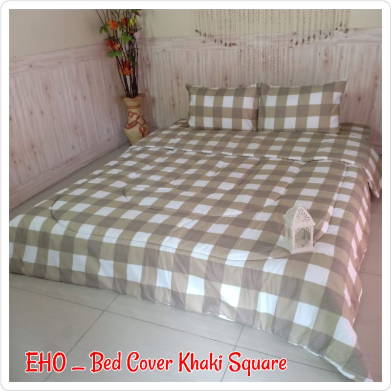 Jual Bed cover kotak kotak motif estetik kekinian | Shopee Indonesia