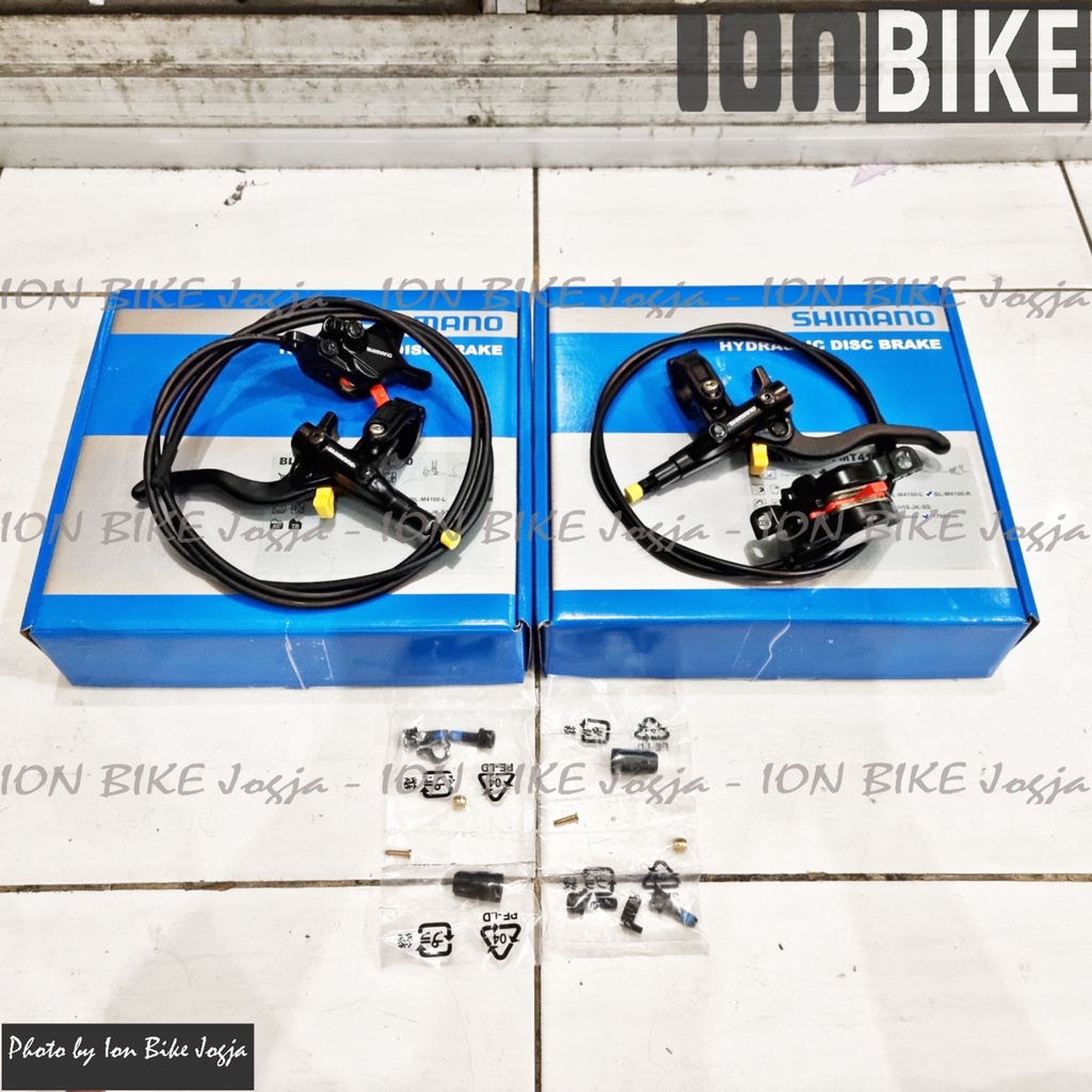 Jual Brakeset Shimano MT410 M4100 Deore Hidrolik Brake Set Rem Sepeda ...