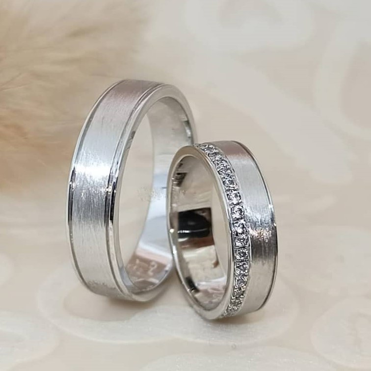 Jual Cincin Kawin Cincin Silver Cincin Couple Cincin Perak Z-14 Silver ...