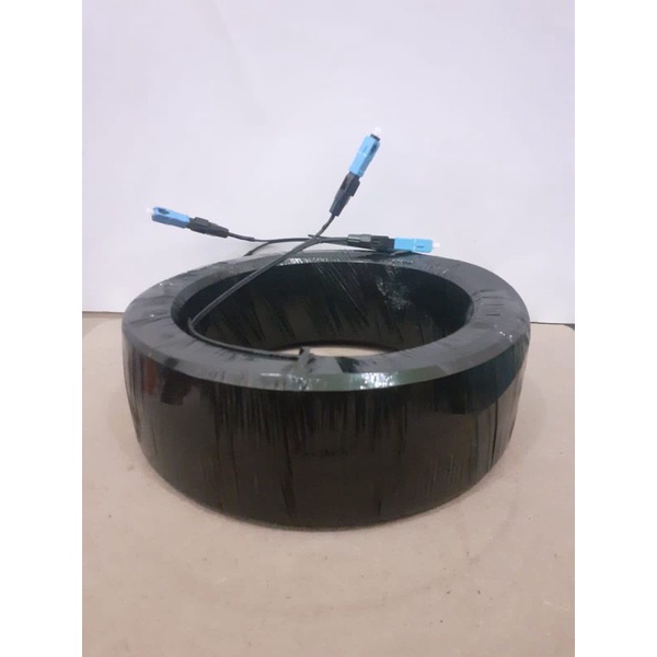 Jual kabel FO fastcon dropcore panjang 250 meter SC UPC 2 core 3 seling ...