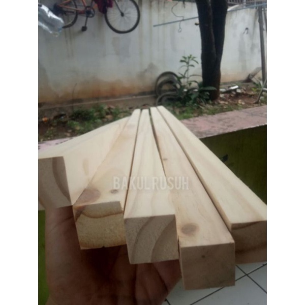 Jual kaso balok jati belanda pinus solid ex palet 4x4 cm | Shopee Indonesia
