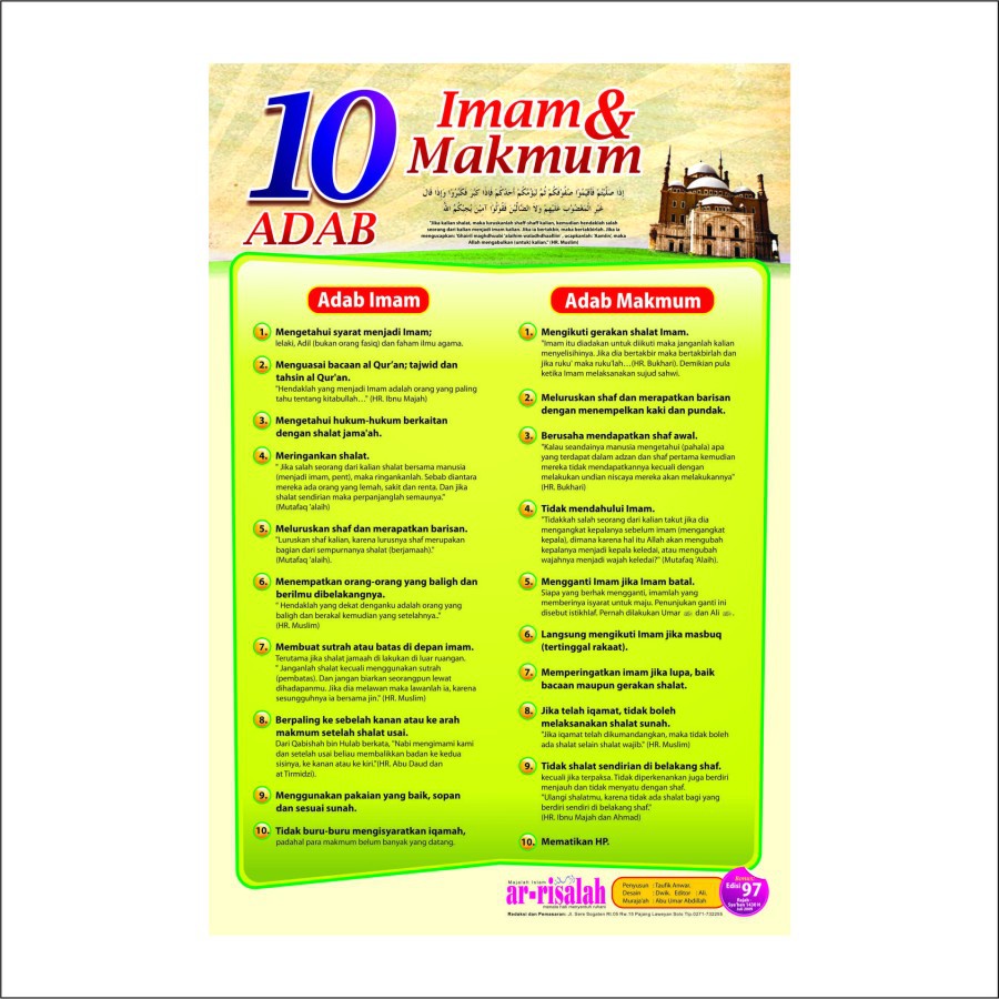 Jual stiker vinyl adab imam dan makmum | Shopee Indonesia