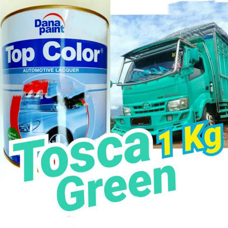 Jual Cat Tosca green Top Color Hijau Tosca Cat Danapaint hijau | Shopee ...