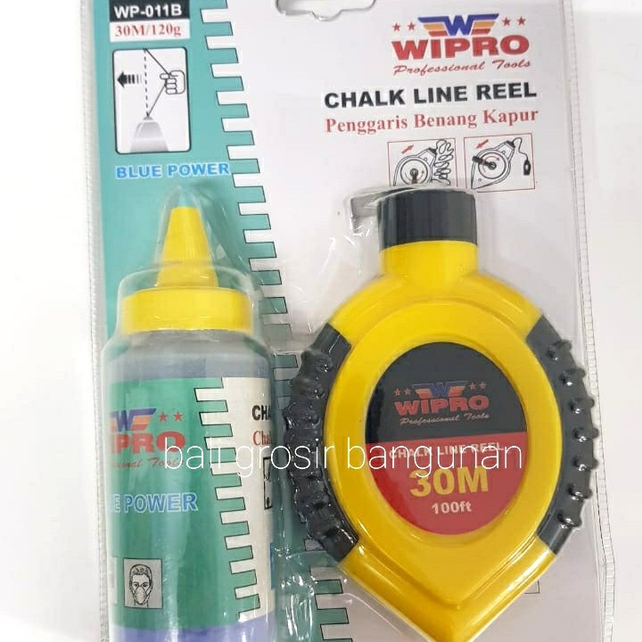 Jual WIPRO LOT BENANG SET CHALK LINE SIPATAN-BIRU | Shopee Indonesia