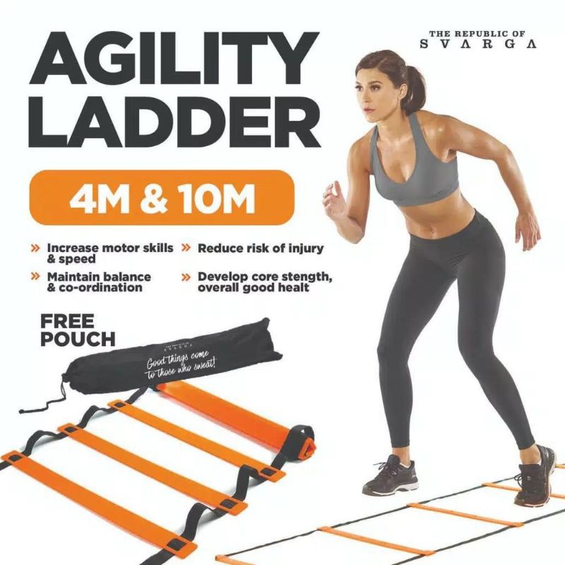 Jual svarga premium agility ladder 4M / speed ladder | Shopee Indonesia