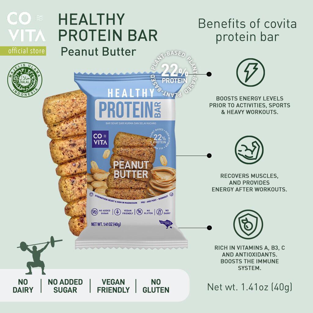 Jual COVITA BALI 1PCS + 1PCS Gratis - Covita Healthy Protein Bar ...