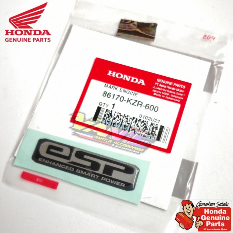 Jual Emblem eSP Mark Engine Original Honda Genuine Parts | Shopee Indonesia