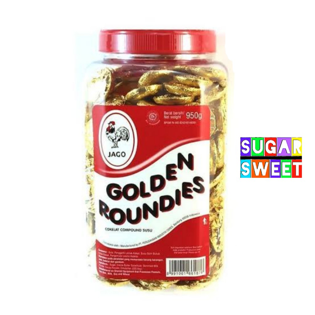 Jual GOLDEN ROUNDIES 250 gr / COKELAT KOIN GOLDEN RONDIES / COKELAT ...